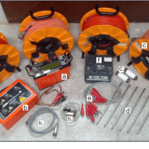 combined photos of AEMC and R1LC Earth resistivity meters - Geotools