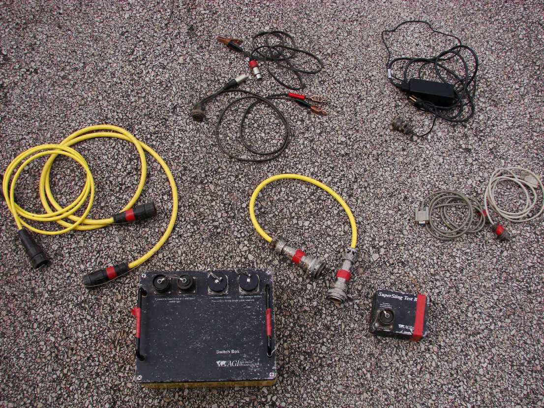 Seismic and Resistivity cables cables - Geotools