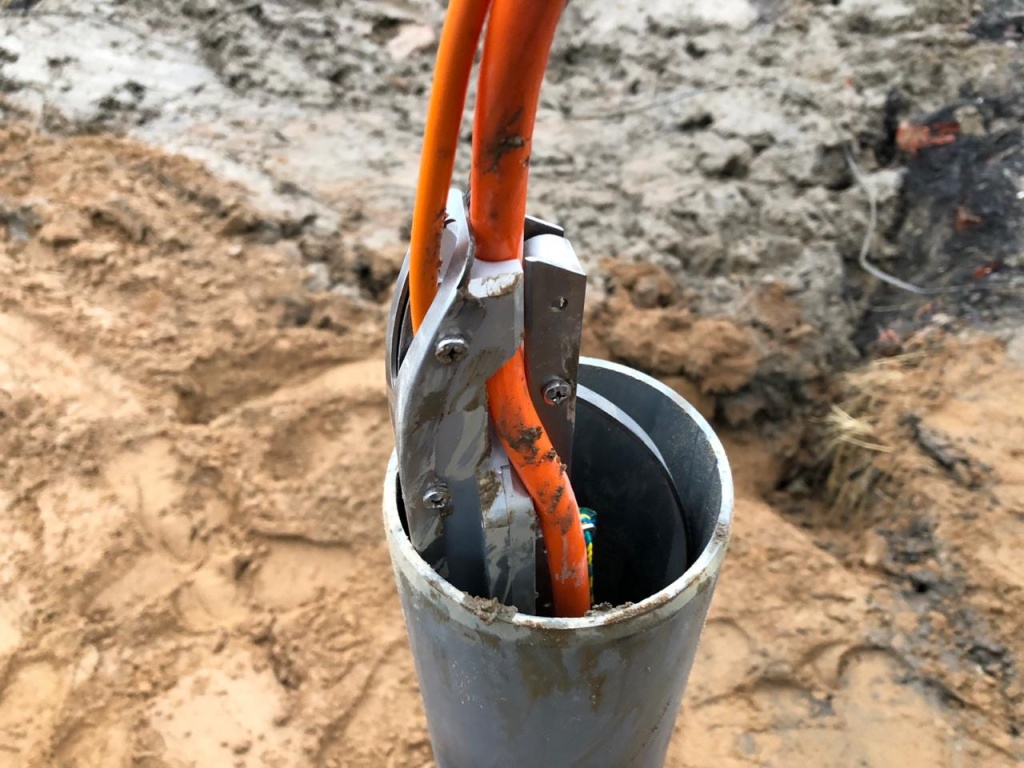 3C three-component borehole seismic geophone for VSP vertical seismic