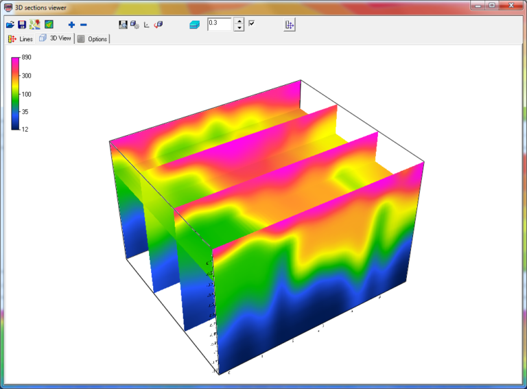 Electrical Resistivity Tomography ERT Induced polarisation IP Imaging